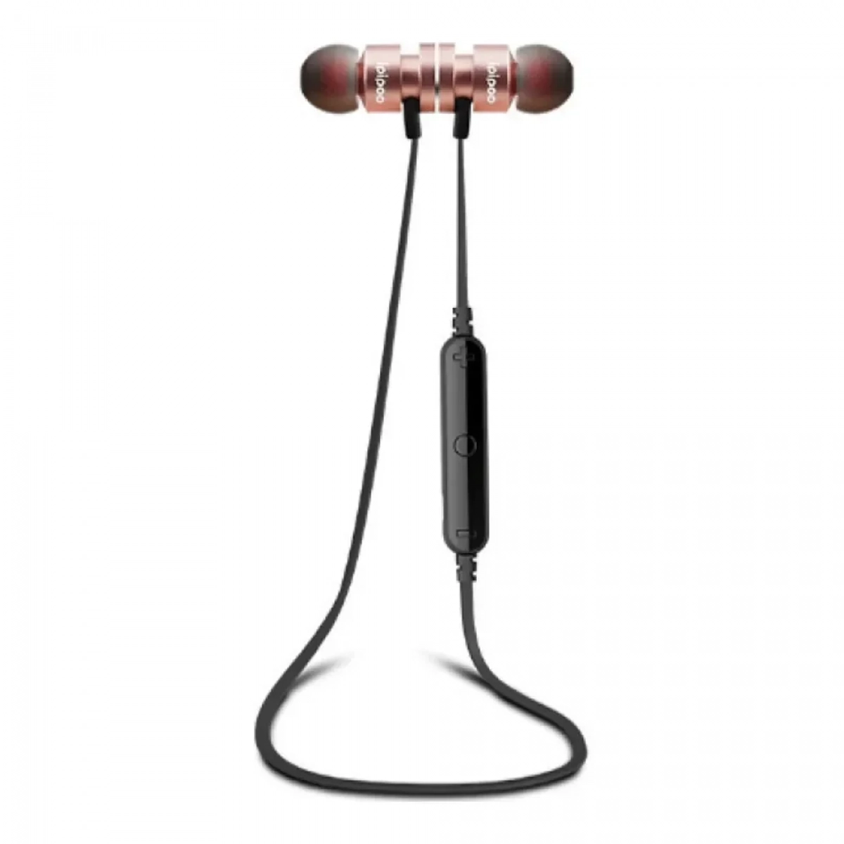 Μαγνητικά Ακουστικά Bluetooth Ipipoo iL91BL Bass Ροζ/Χρυσό | G for Gadget