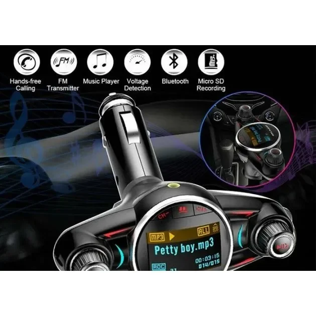 Πομπός FM Transmitter Bluetooth 5.0 & Φορτιστής USB Αυτοκινήτου ...