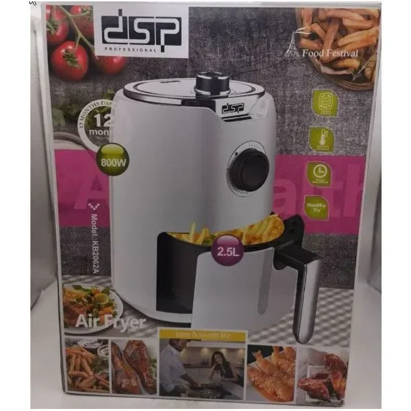 DSP KB-2062A Φριτέζα Αέρος με Αποσπώμενο Κάδο 2.5lt Λευκή | G for Gadget