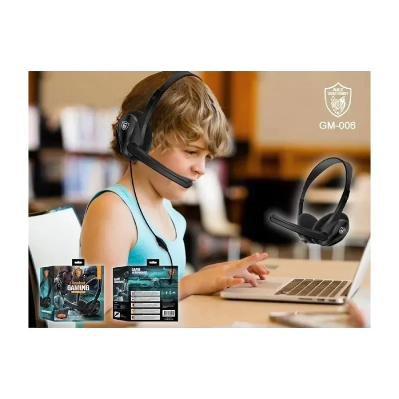 GM-006 Gaming Headset με Ήχο Δόνησης 360° | G for Gadget