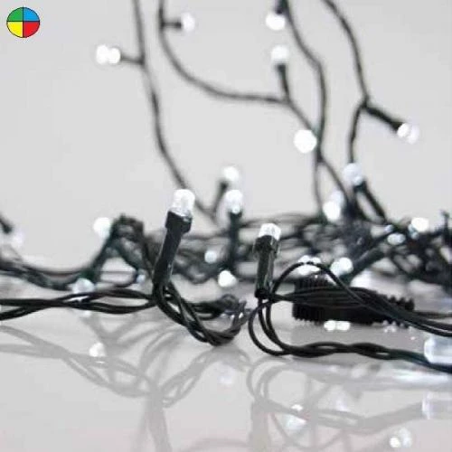 Χριστουγεννιάτικα λαμπάκια 100 LED διαμαντάκι με κοντρόλ 8 λειτουργιών ...