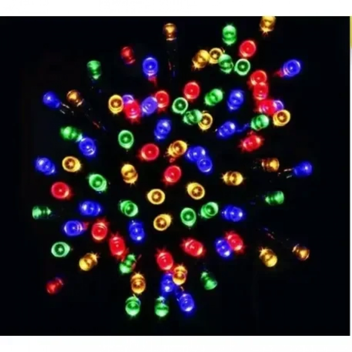 Χριστουγεννιάτικα λαμπάκια LED 100LED 20m Μπαταρίας Πολύχρωμα με ...