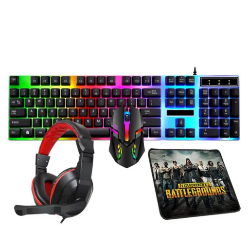 Πληκτρολόγιο Multicolor 4in1 Gaming Combo | G for Gadget