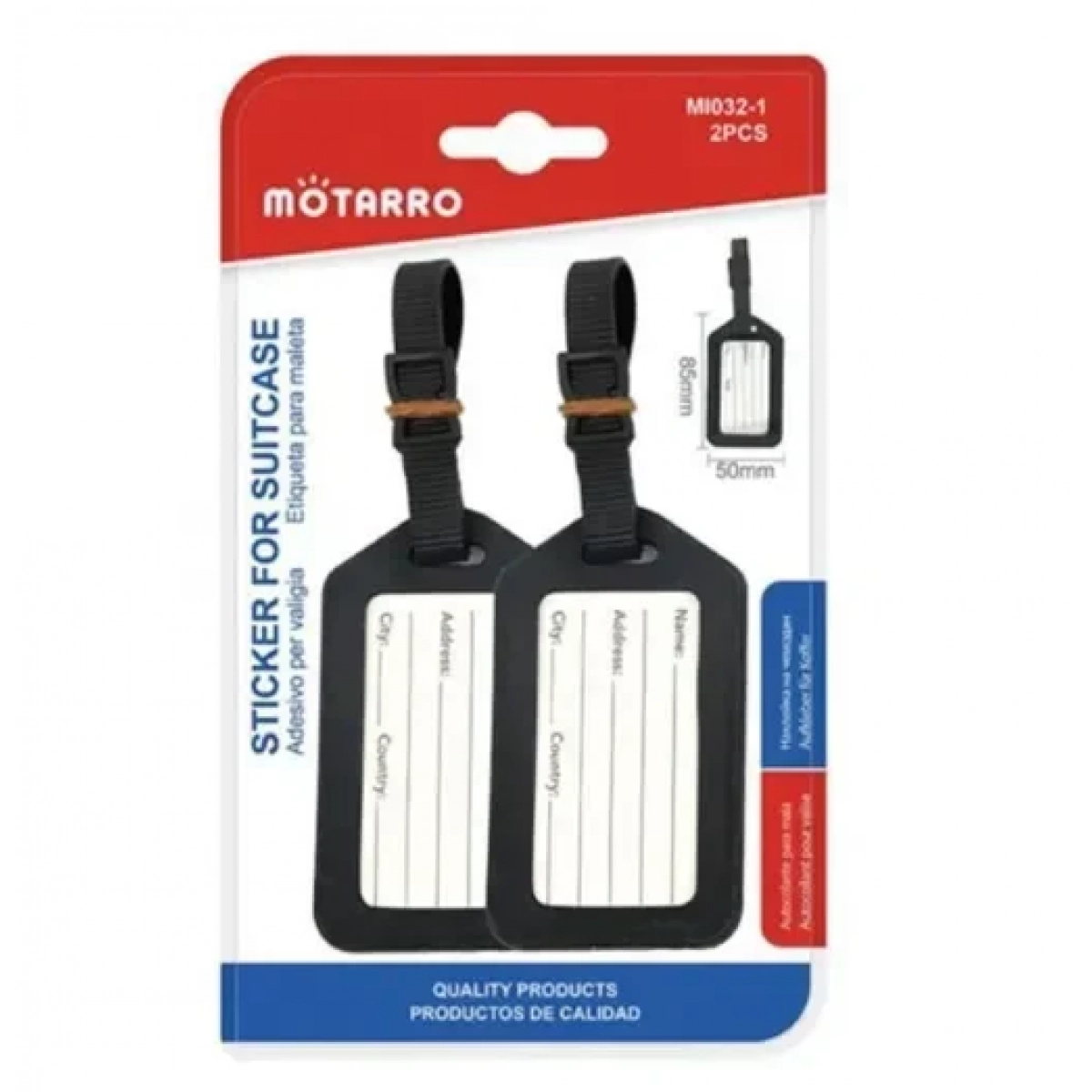 Ταμπελάκια για βαλίτσες 2 τεμάχια Motarro MI032-1 | G for Gadget