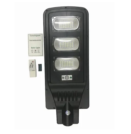 Αδιάβροχος ηλιακός προβολέας LED 60W πάνελ & τηλεχειριστήριο JD-1960A ...
