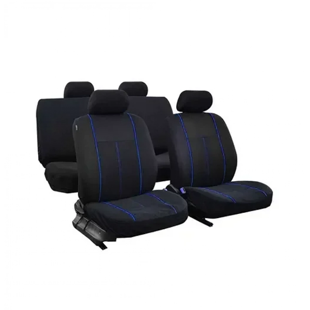 Σετ καλύμματα καθισμάτων αυτοκινήτου Universal W15505-7 μαύρα-μπλε | G ...