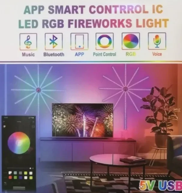 Ταινία LED RGB με τηλεχειριστήριο 5V | G for Gadget