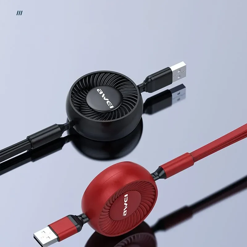 Awei CL-136 USB σε Lightning/ Τype C/ micro USB Μαύρο | G for Gadget
