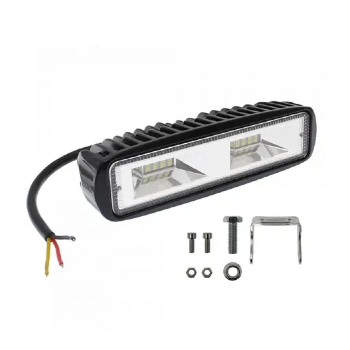 Αδιάβροχο προβολάκι LED – μπάρα αλουμινίου 12V-24V 10cm 54W 16 SMD IP68 ...