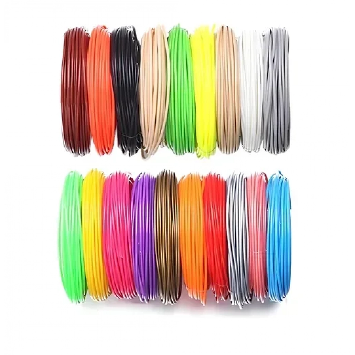 Νήματα PLA για 3D Pen τρισδιάστατης εκτύπωσης 1,75mm 10m σετ 20τμχ ...