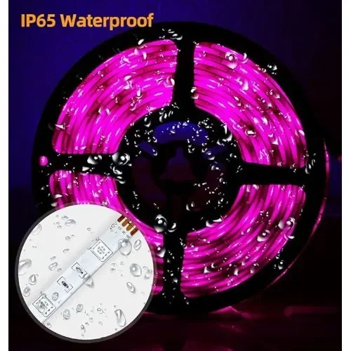 ΤΑΙΝΙΑ LED SMD5050 TPOΦΟΔΟΣΙΑΣ USB (5V) RGB 5M ΜΕ ΤΗΛΕΧΕΙΡΙΣΤΗΡΙΟ 44 ...
