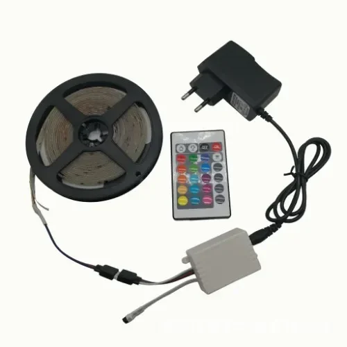 SMD2835 ΤΑΙΝΙΑ LED TPOΦΟΔΟΣΙΑΣ 12V RGB 5M ΜΕ ΤΗΛΕΧΕΙΡΙΣΤΗΡΙΟ | G for Gadget