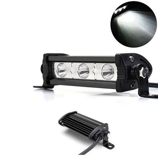 LED Αδιάβροχο προβολάκι – μπάρα αλουμινίου 12V-24V 10cm 9W 3 SMD IP68 ...