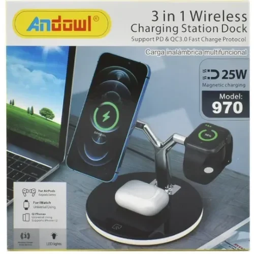 Ασύρματος Φορτιστής (Qi Pad) 25W Power Delivery / Quick Charge 3.0 ...