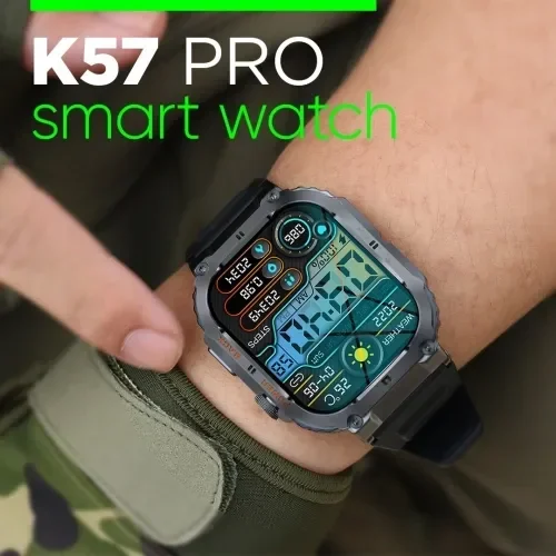Smartwatch με παλμογράφο και ειδοποίηση κλήσεων TKY-K57 Pro πορτοκαλί ...