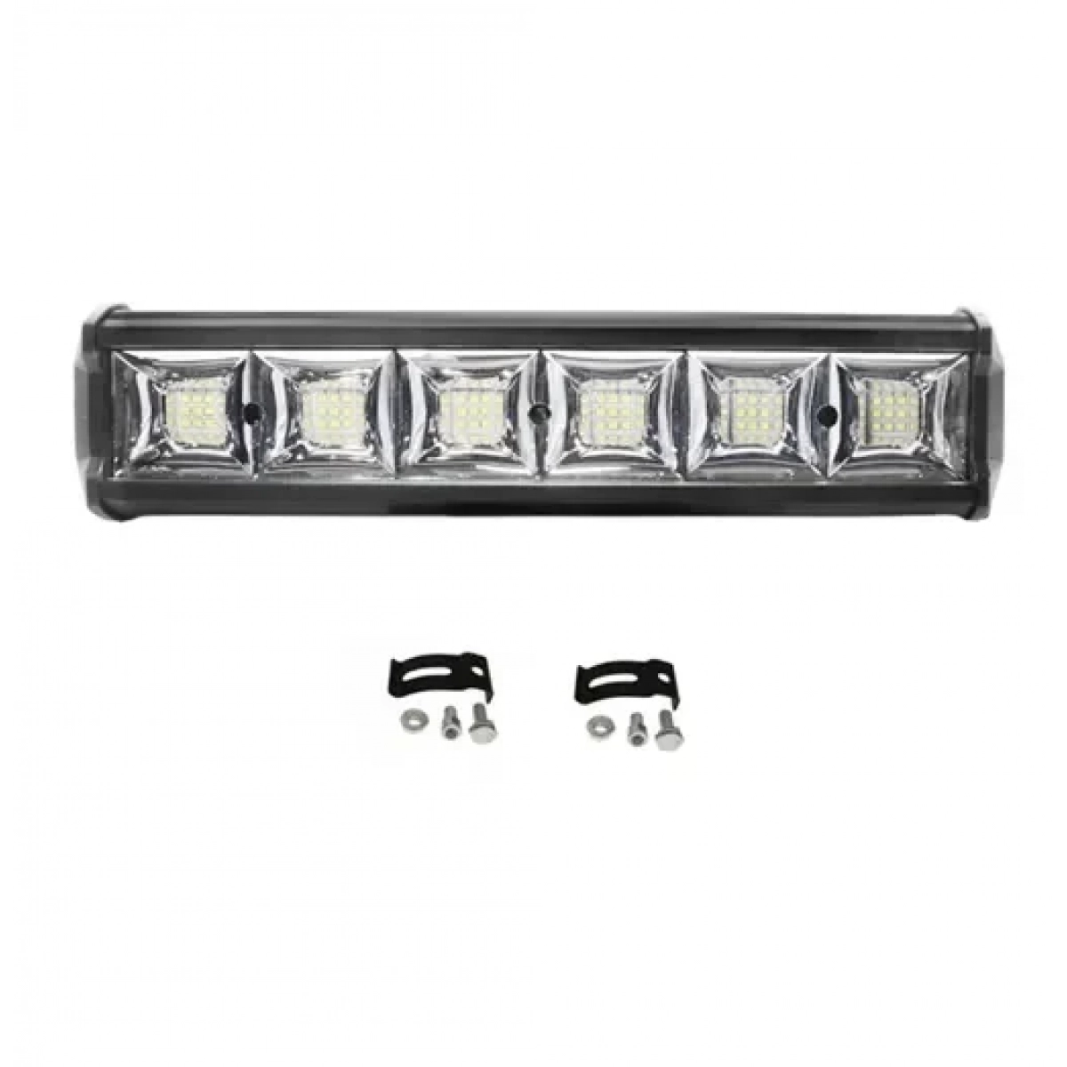 LED αδιάβροχη μπάρα αλουμινίου 12V-24V 30cm 162W 54 SMD IP68 12960LM ...