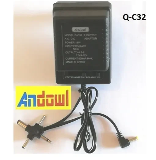 Universal τροφοδοτικό 12V 0.5A 18W Andowl Q-C32 | G for Gadget
