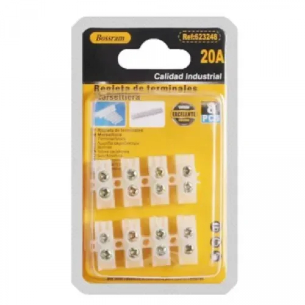 Κλέμες καλωδίων 20Α Σετ 8 τμχ Bossram 623248 | G for Gadget