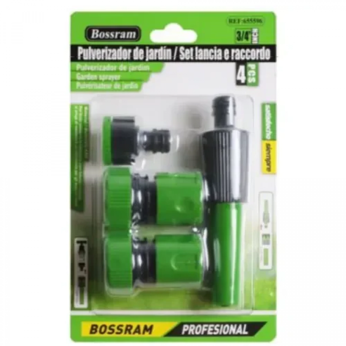 Σετ Σύνδεσμοι για λάστιχο 4 τεμαχίων 3/4'' Bossram 655596 | G for Gadget