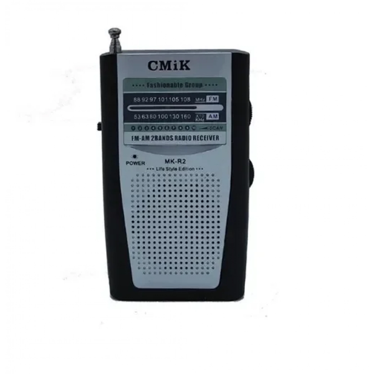 Φορητό ραδιόφωνο ρεύματος/μπαταρίας CMiK MK-R2 ασημί | G for Gadget