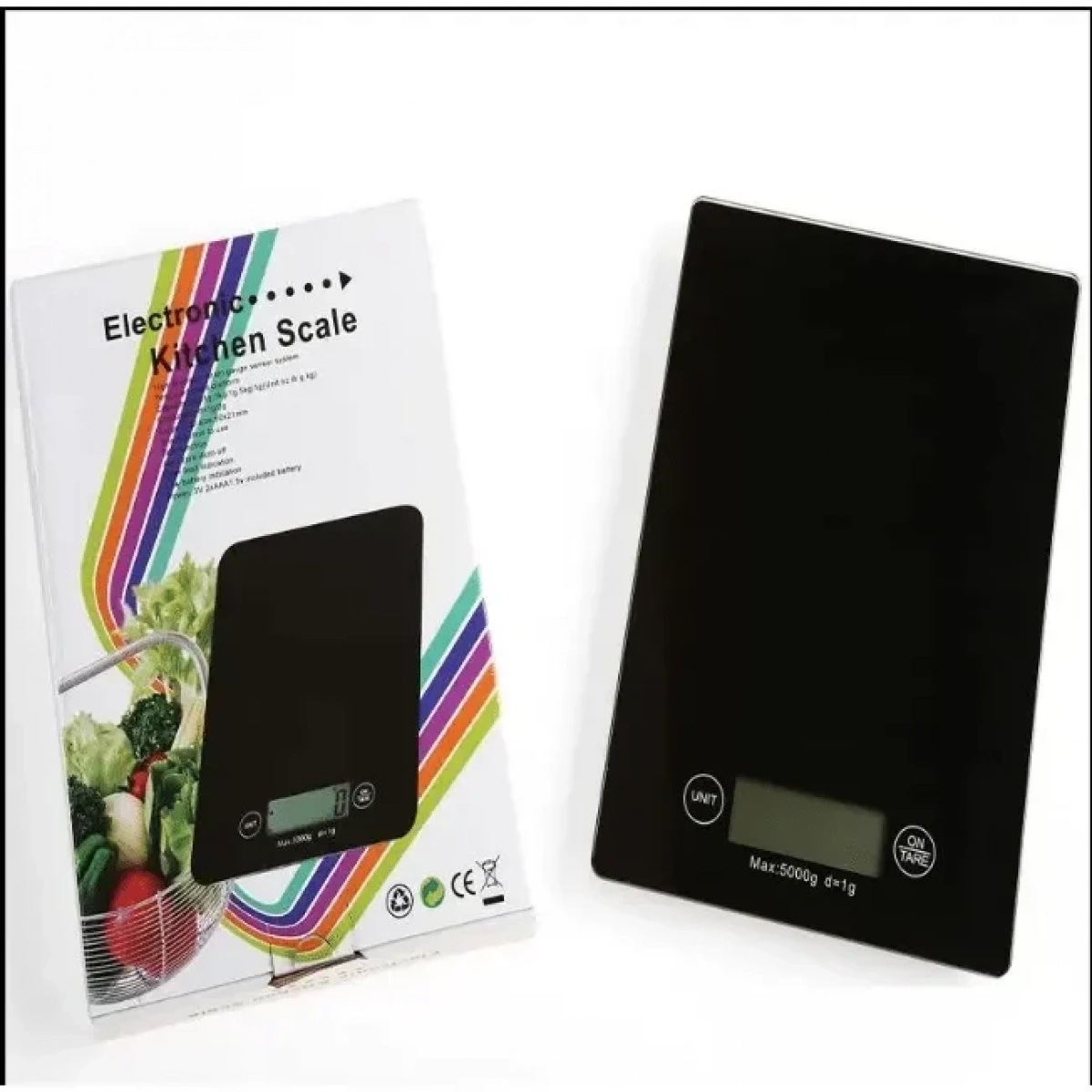 Ηλεκτρονική Ζυγαριά Ακριβείας 5kg/1gr Μαύρη | G for Gadget