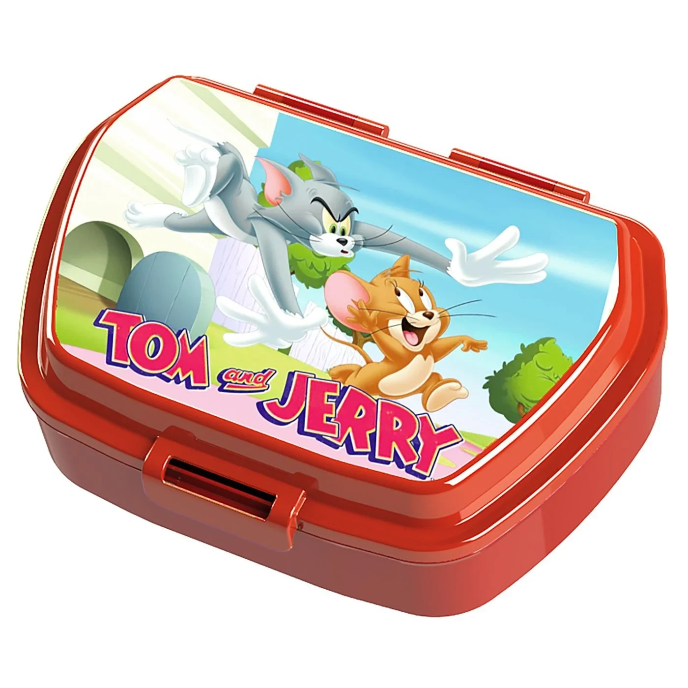 ΔΟΧΕΙΟ ΠΛΑΣΤΙΚΟ ΦΑΓΗΤΟΥ TOM AND JERRY 18x13.5x5.5cm Warner Bros LB-TJ ...