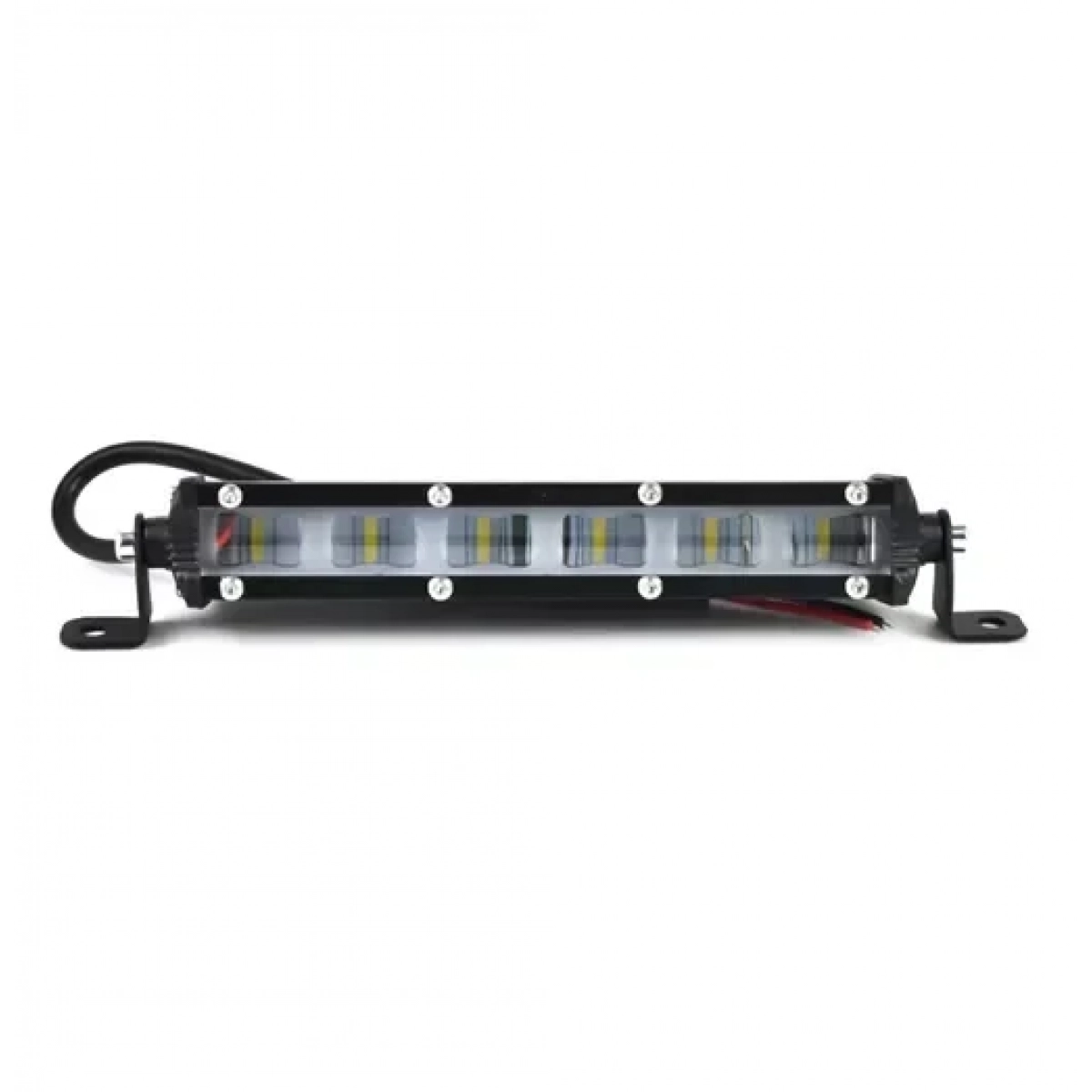 Mini slim προβολέας μπάρα 6LED 18W 12-30V λευκού φωτισμού 6000K IP67 ...