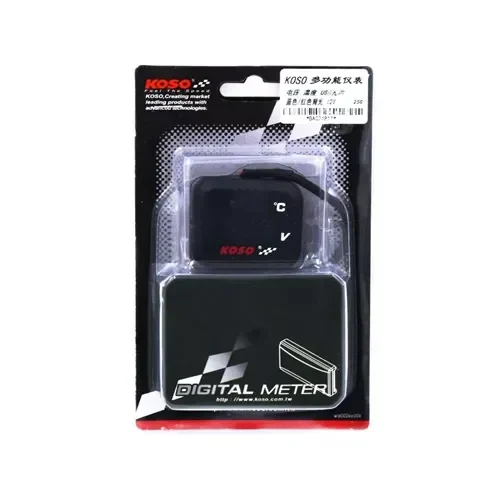 Ψηφιακό βολτόμετρο-θερμόμετρο αδιάβροχο & USB Koso D0203-S2 – μαύρο | G ...