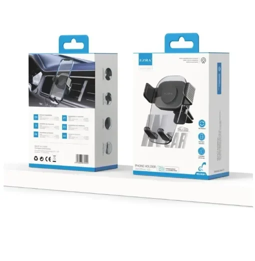 Βάση στήριξης κινητού για αεραγωγό αυτοκινήτου EZRA HL81 - μαύρο | G ...
