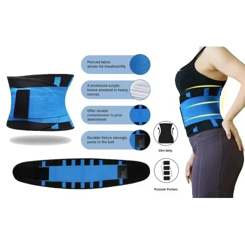 Ελαστική Ζώνη Εφίδρωσης Hot Belt Power - Μπλε M | G for Gadget
