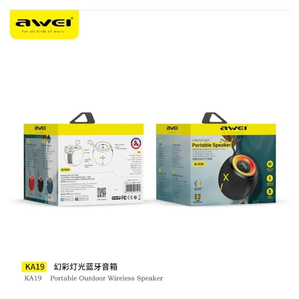 Awei KA19 Αδιάβροχο Ηχείο Bluetooth Εξωτερικού Χώρου 12W - Μαύρο | G ...