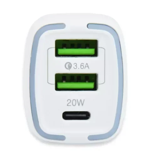 Φορτιστής αναπτήρα αυτοκινήτου 12V – 32V με 2 θύρες USB και Type-C Ezra ...