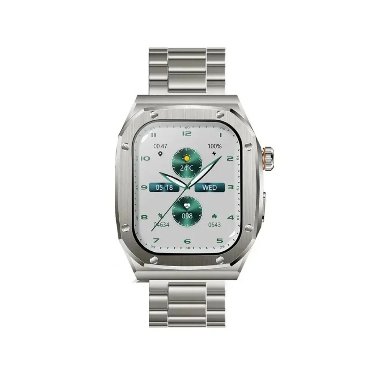 Z79 max smartwatch με Παλμογράφο Ασημί | G for Gadget