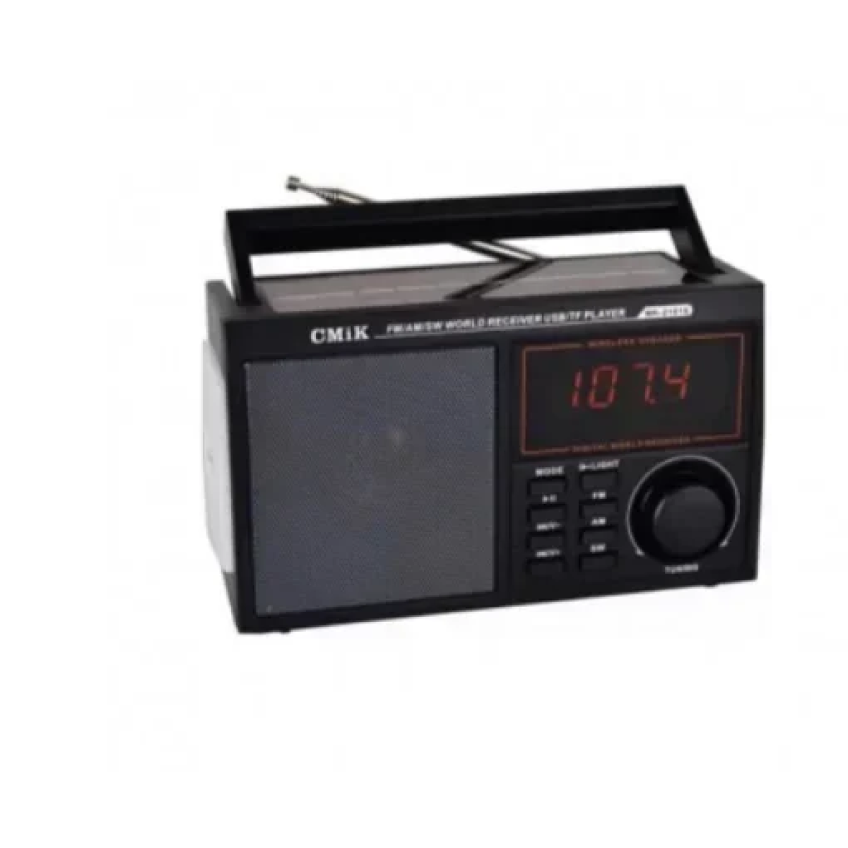CMiK MK-2101S Επιτραπέζιο Ραδιόφωνο Ηλιακό με Bluetooth - Γκρι | G for ...