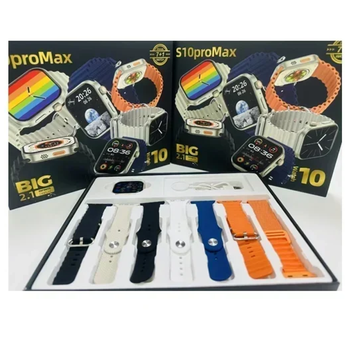 Smartwatch με 7 διακοσμητικά λουριά S10 Pro Max Watch 10 | G for Gadget