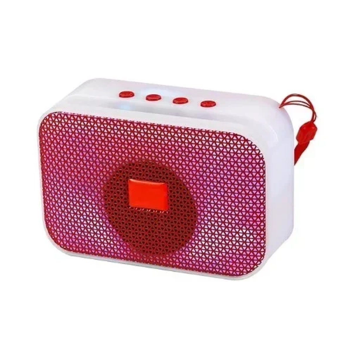 A011 Μίνι Ασύρματο Φορητό Ηχείο Bluetooth με LED Φωτισμό - Κόκκινο | G ...