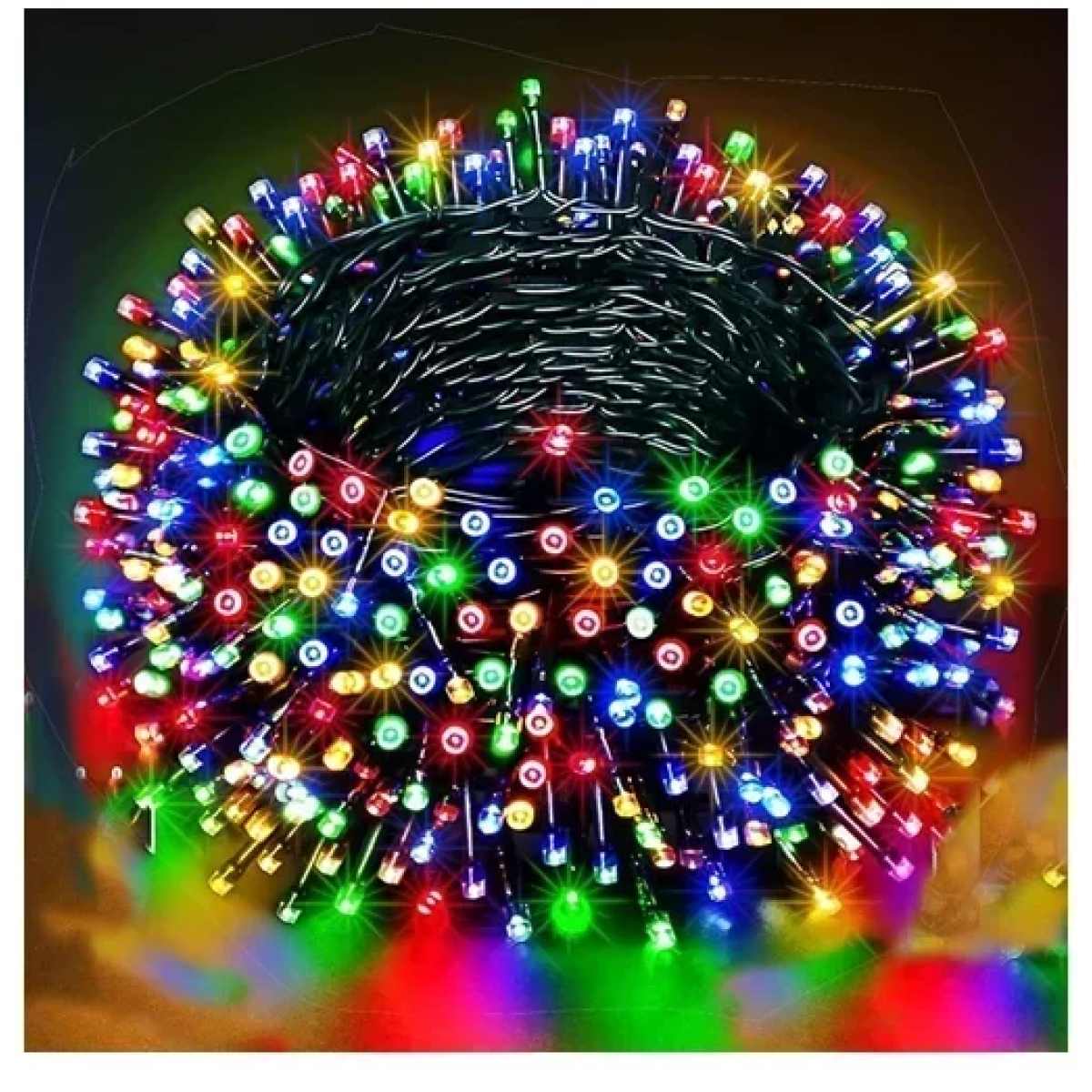Χριστουγεννιάτικα λαμπάκια 200LED 3m+10m με πολύχρωμο φωτισμό Aigostar ...