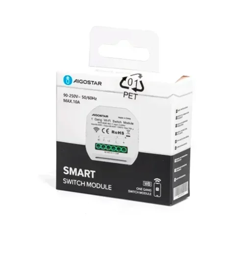 Έξυπνος διακόπτης WB Smart One Gang Switch Module - Aigostar λευκό | G ...