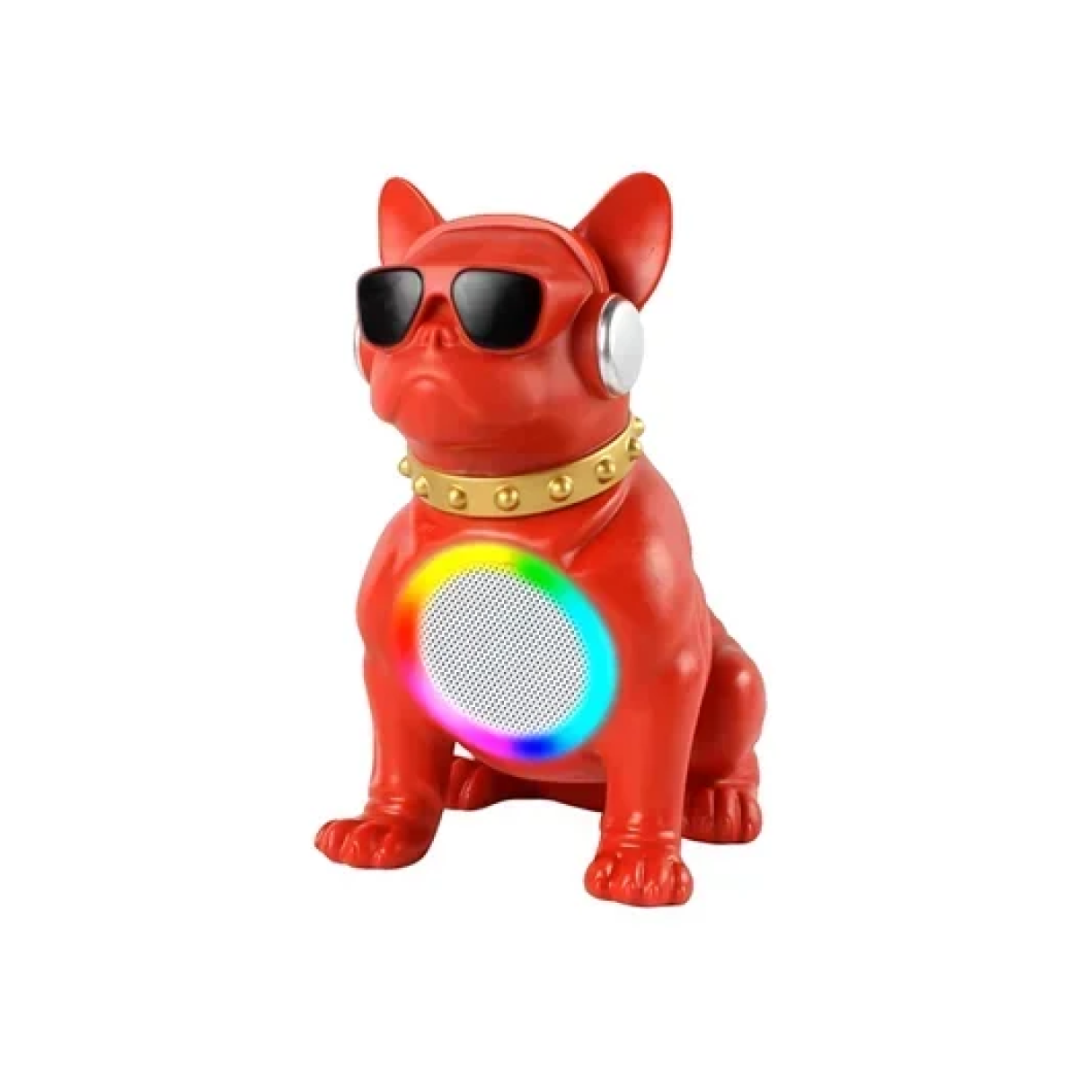 Φορητό ασύρματο ηχείο Bluetooth με φωτισμό RGB σε σχήμα Bulldog CH-M58 ...