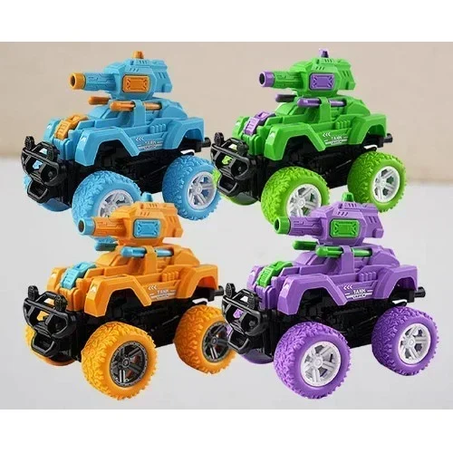 Παιδικό Pull Back Off-Road Όχημα Εκτόξευσης Περιστρεφόμενο 5022 Κίτρινο ...