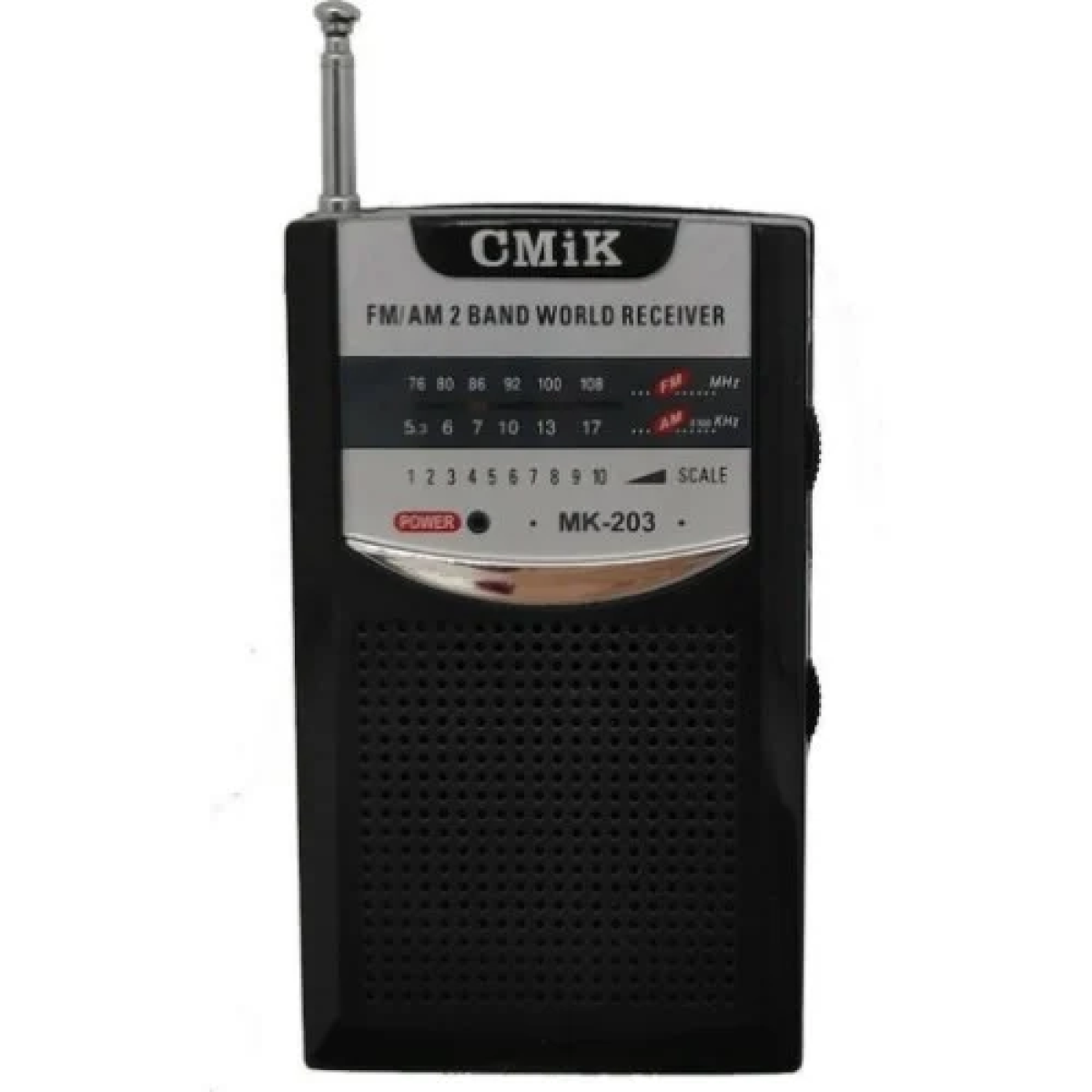 CMiK MK-203 Φορητό Ραδιόφωνο Μπαταρίας Mαύρο | G for Gadget