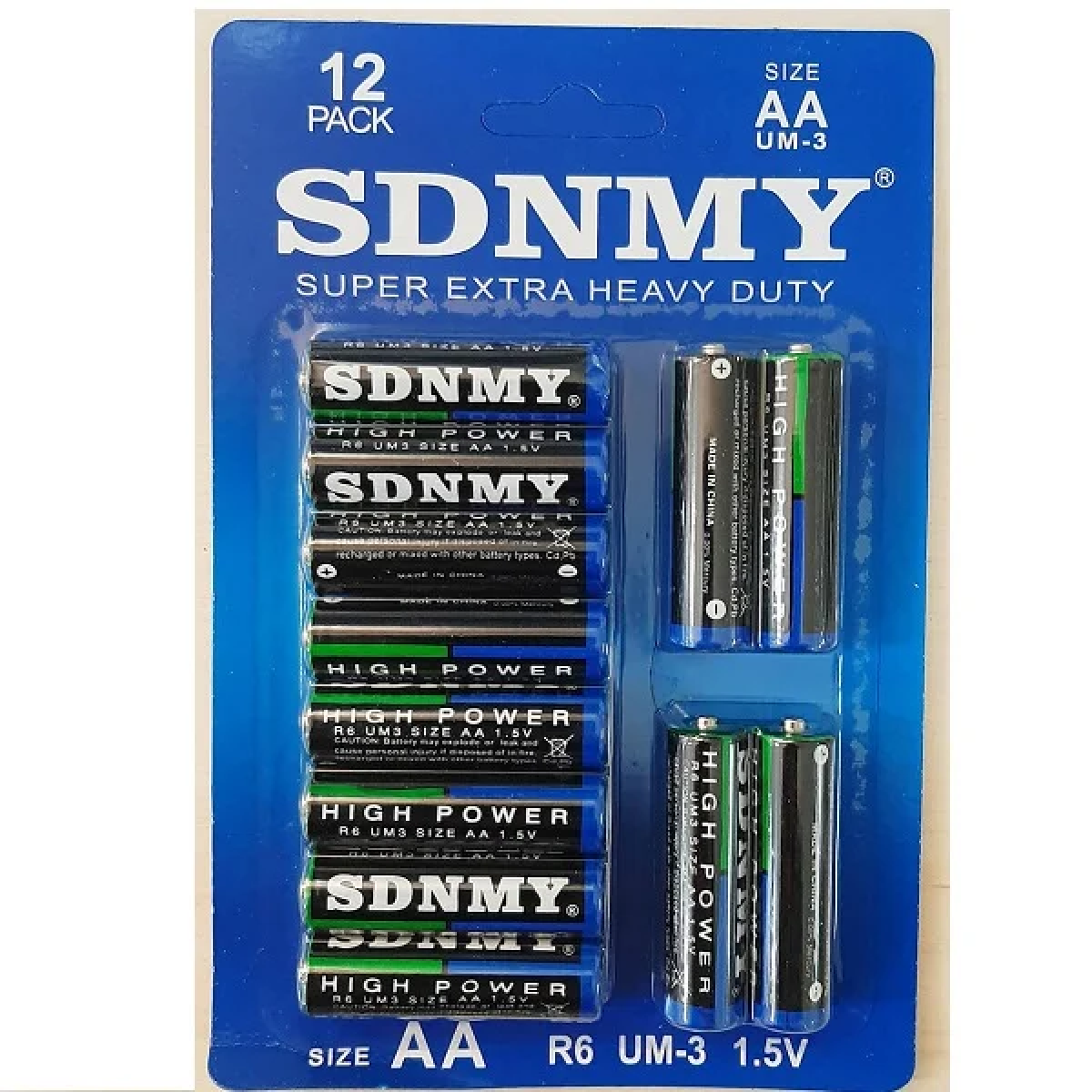 SDNMY Μπαταρία AA R6 1.5V 12τμχ | G for Gadget