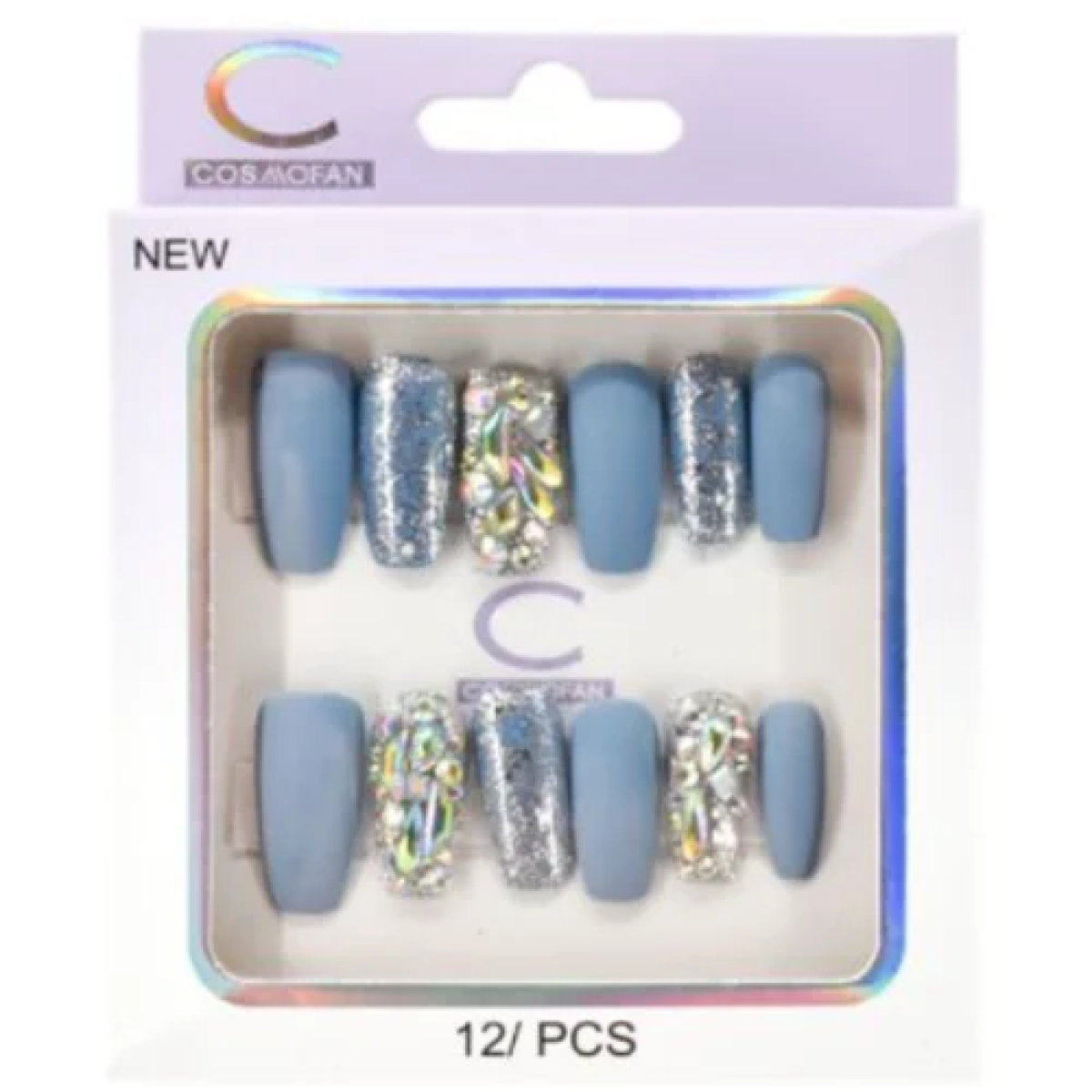 Σετ Τεχνητά Νύχια Χεριών 12τμχ Cosmofan 85393 | G for Gadget