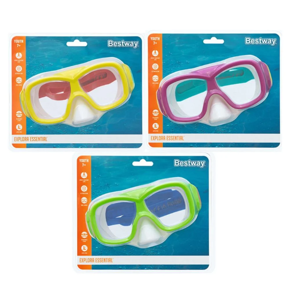Bestway Μάσκα Θαλάσσης Παιδική Explora Essential Πράσινη (22039) | G ...