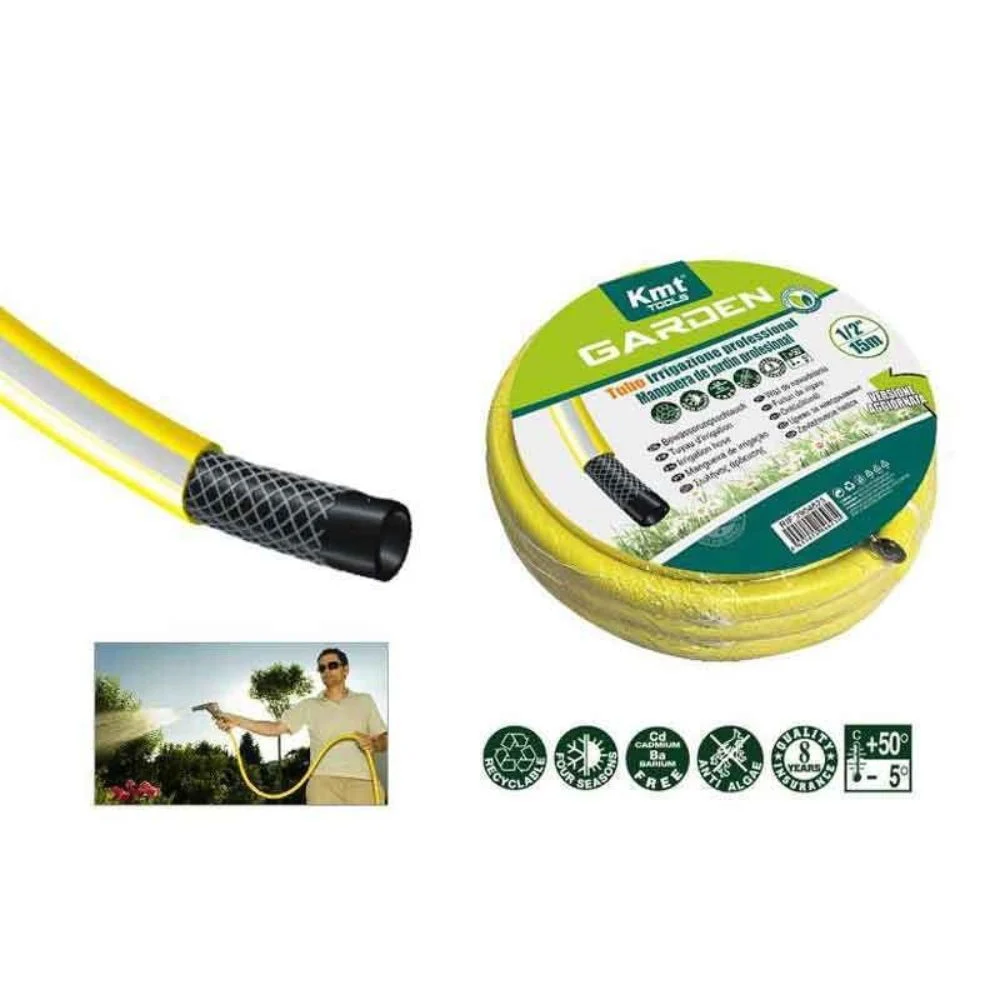KMT Tools Λάστιχο Ποτίσματος 15m Διαμέτρου 1/2” Κίτρινο 2904623 | G for ...