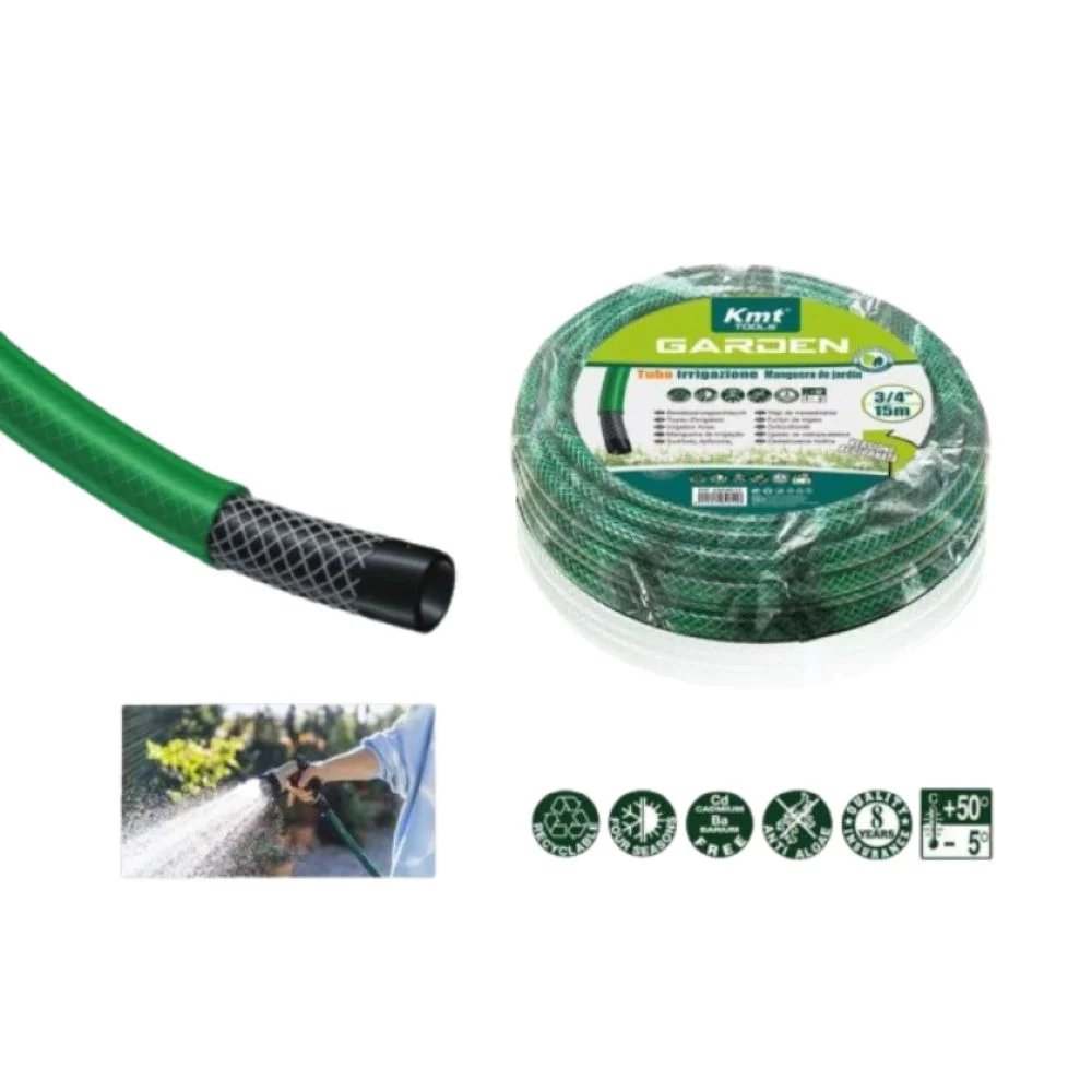 KMT Tools Λάστιχο Ποτίσματος 15m Διαμέτρου 3/4” Πράσινο | G for Gadget