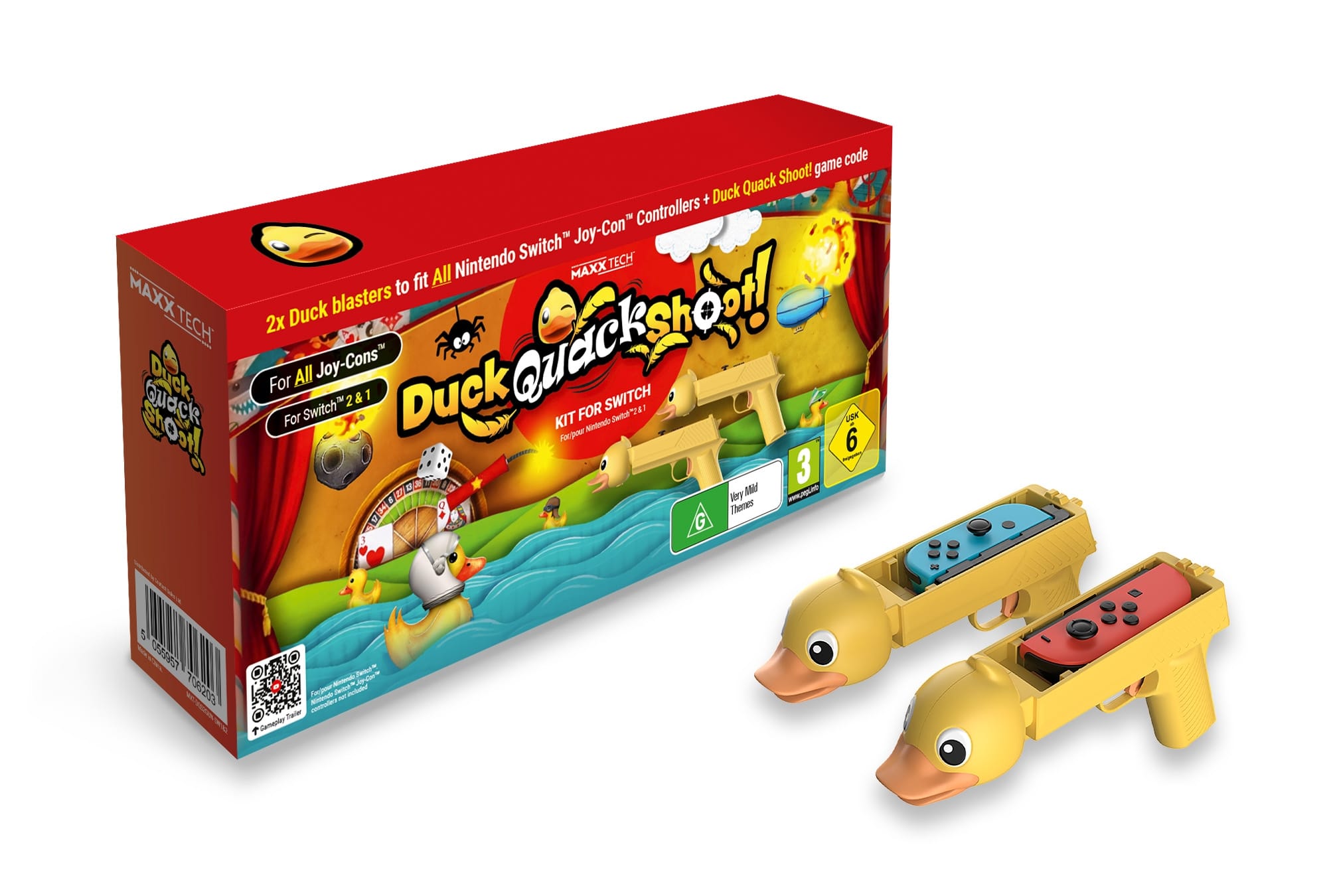 Maxx Tech Duck, Quack Shoot! Blaster Edition για Nintendo Switch 1&2 ...