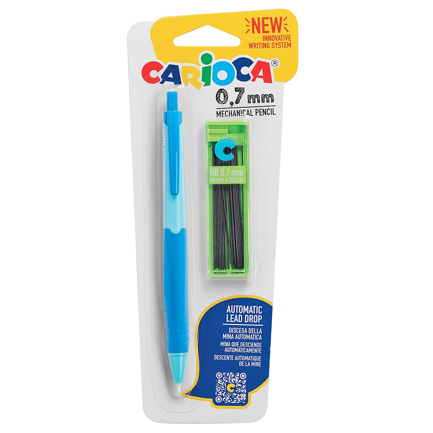 ΜΗΧΑΝΙΚΟ ΜΟΛΥΒΙ ΜΕ ΜΥΤΕΣ 0,7mm Carioca 40288 - 1 τμχ | G for Gadget
