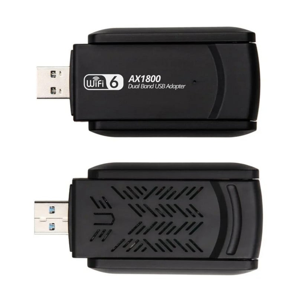 WiFi 6 USB Adapter AX1800 Dual Band 2.4GHz & 5GHz με USB 3.0 – Συμβατό ...