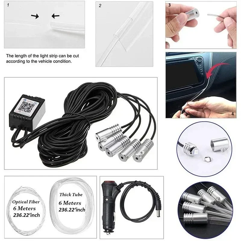 RGB LED Ταινίες Αυτοκινήτου με τηλεχειριστήριο | G for Gadget